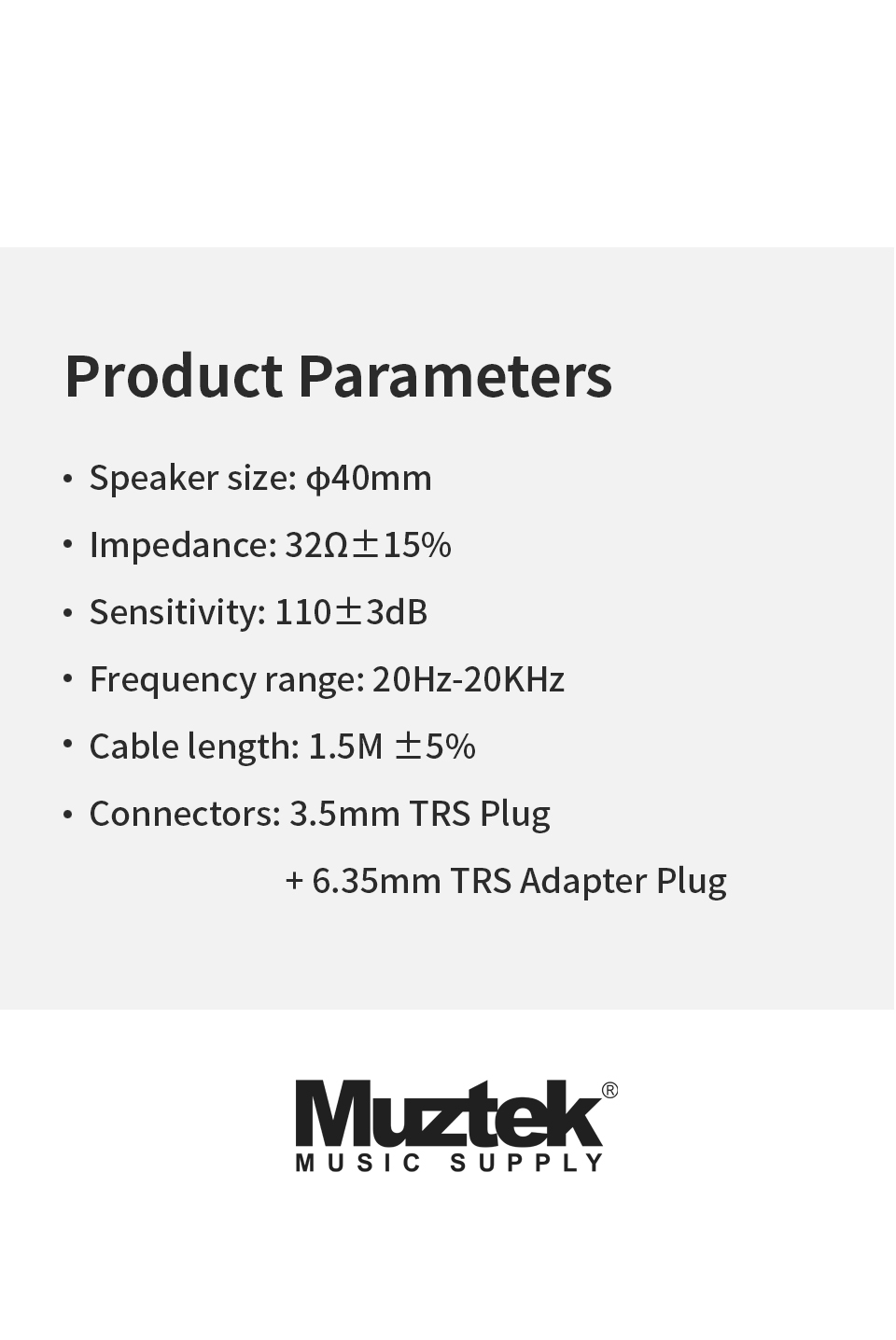 Welcome to Muztek Music Supply